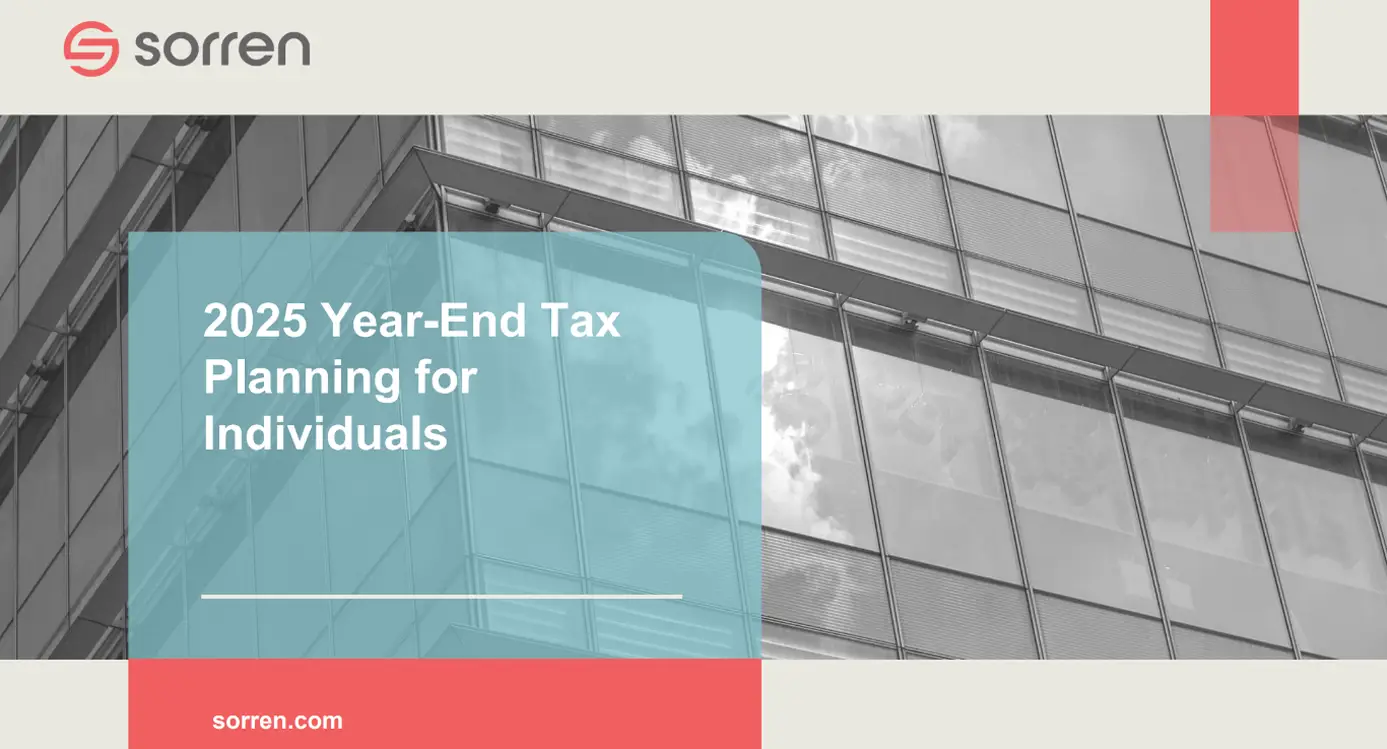 2025 Year-End Tax Planning Guide for Individuals